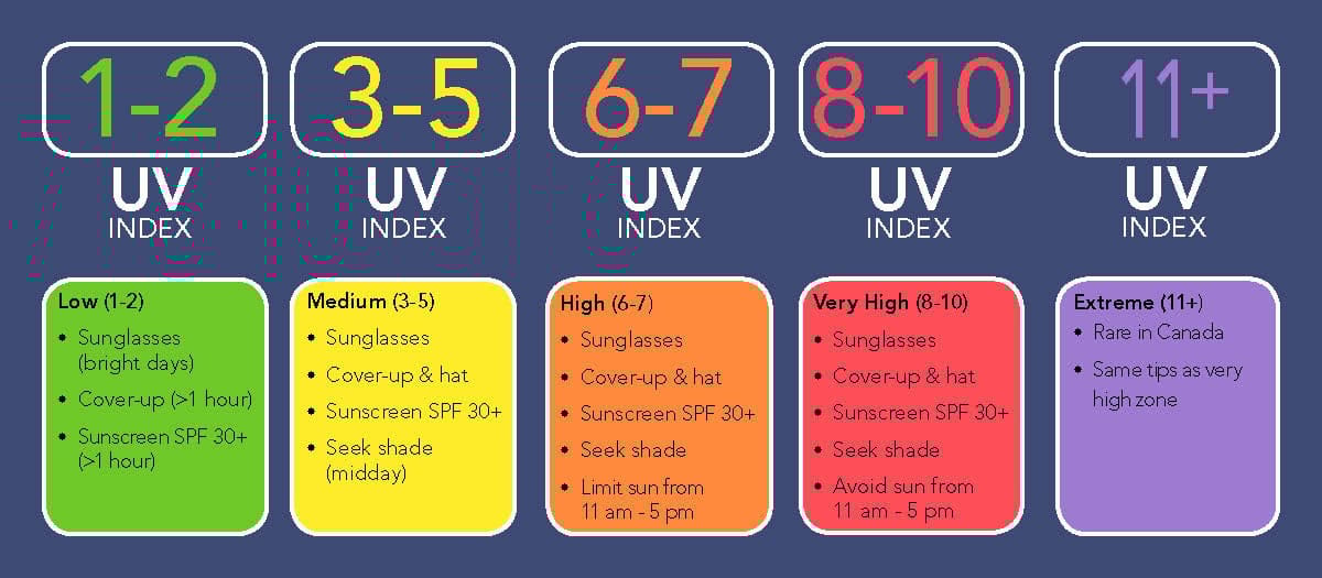 UV index = how to protect yourselfSun Safety UV Index Wallet Brochure ...