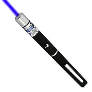 Blue laser pen used for blue light block tests - J and S vision